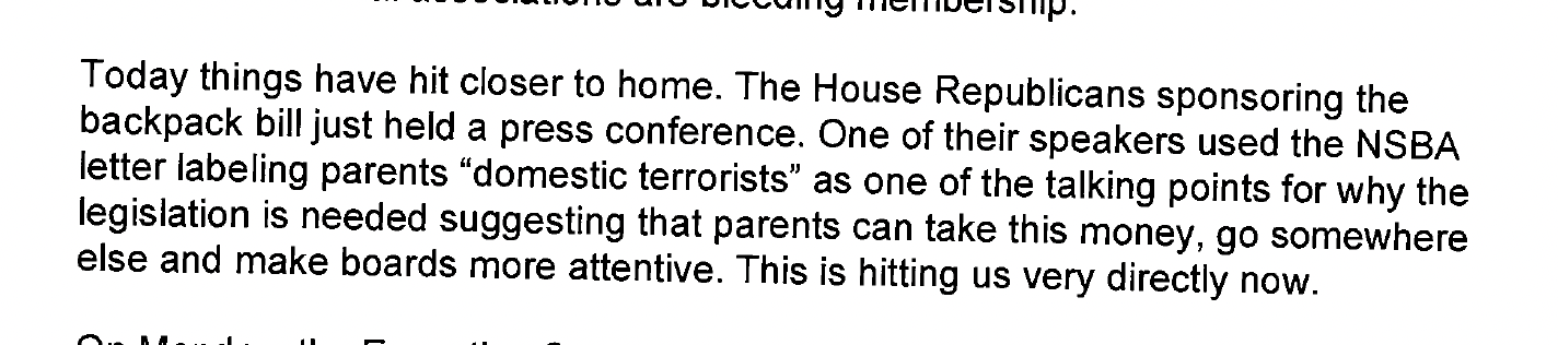 Additional NSBA Board Member Emails - Defending Education