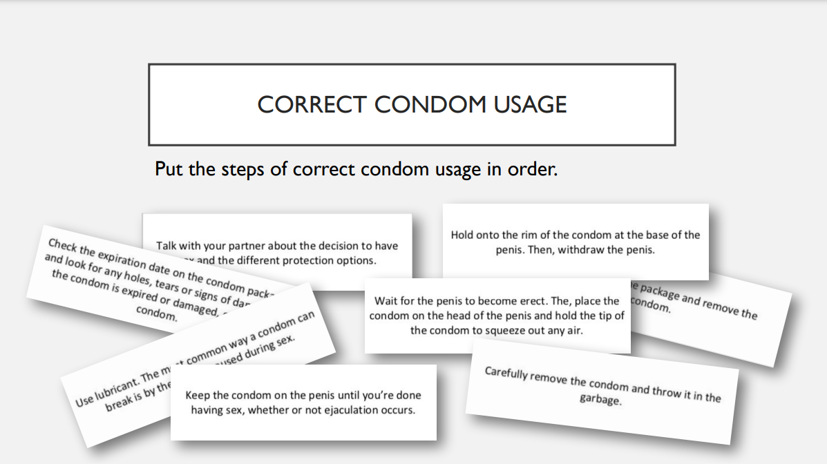 Lessons on how to use Condoms are part of middle school health ...