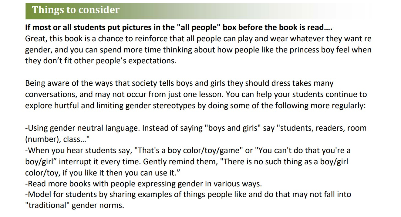 Seattle Public Schools utilize K-5 gender lessons that teach ...