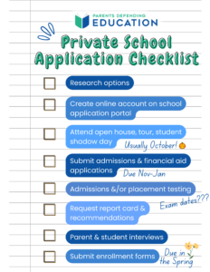 Private School Admission Guide: What you need to know - Defending Education