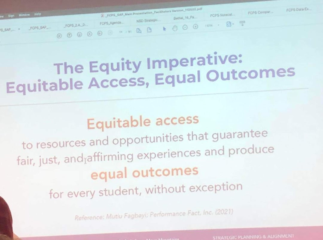 Fairfax County Public Schools Prioritizes Equal Outcomes over Academic ...
