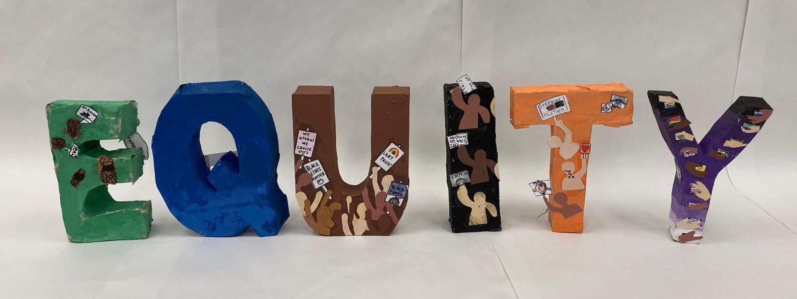 Emerson Elementary School "social justice" art project for 5th graders ...