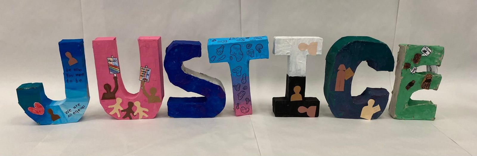 Emerson Elementary School "social justice" art project for 5th graders ...