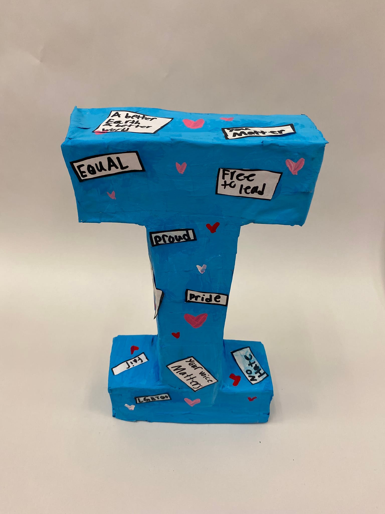 Emerson Elementary School "social justice" art project for 5th graders ...