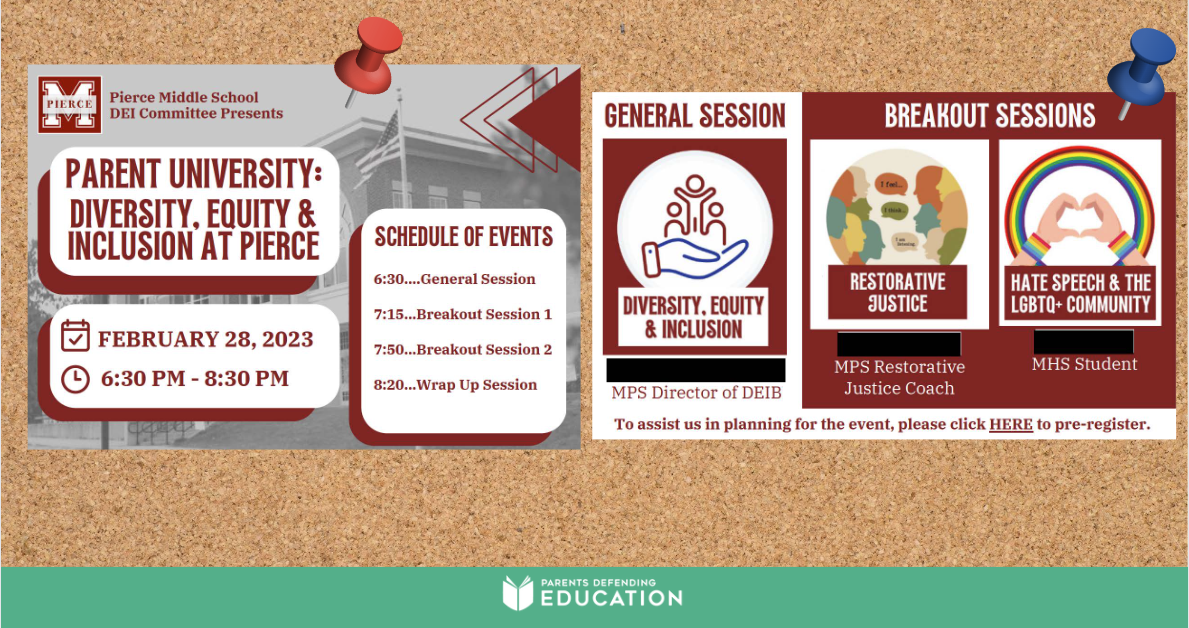 Pierce Middle School hosting diversity event for parents with breakout ...