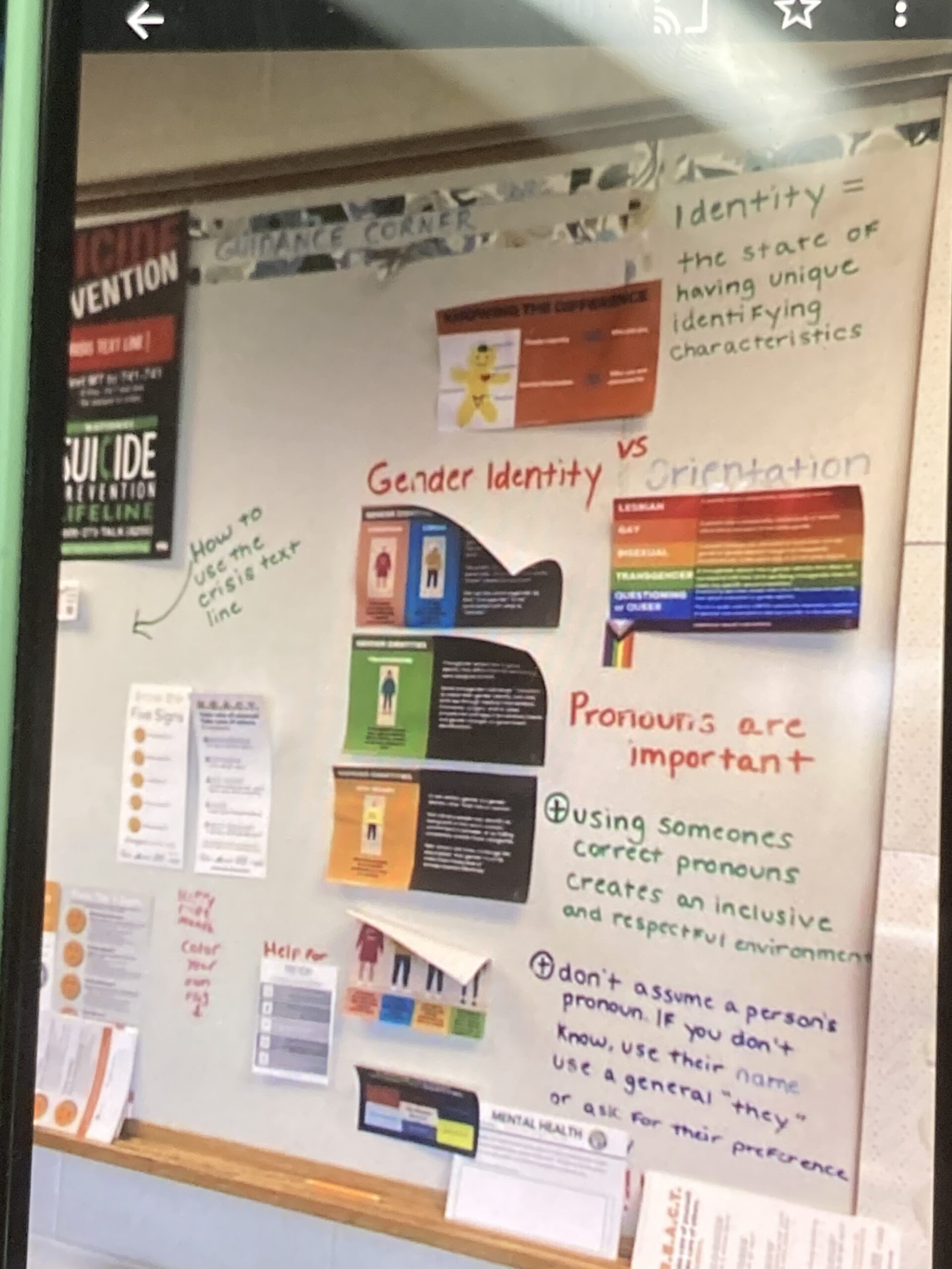 Bulletin board display on gender identity taken down after parent ...