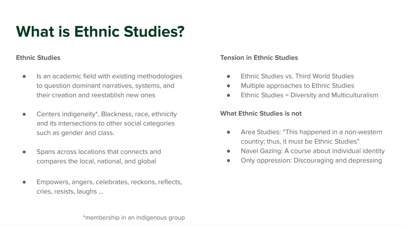 Sequoia Union High School District's Ethnic Studies curriculum focuses ...