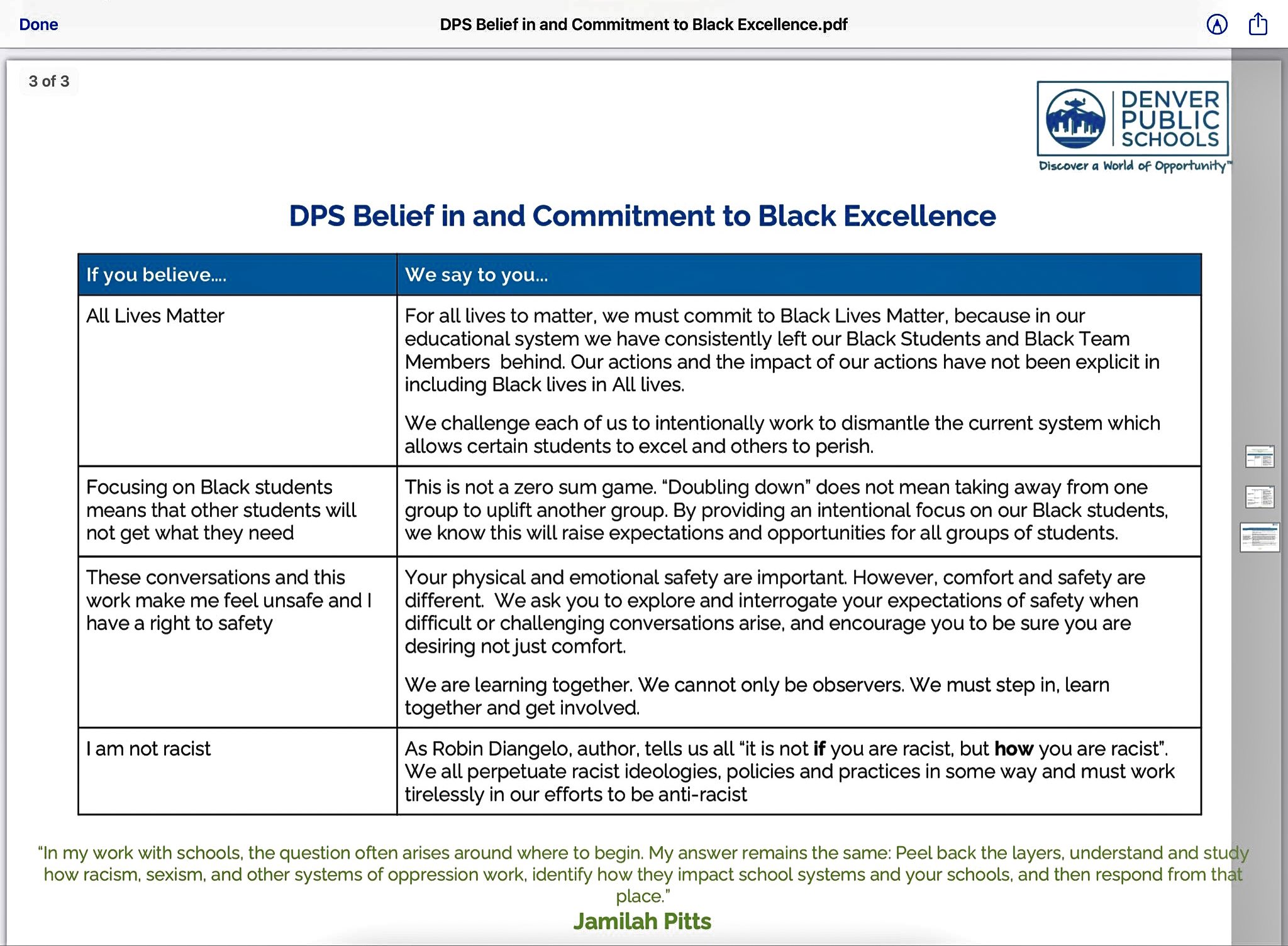 Denver Public Schools sent "Black Excellence" pledge to staff promoting ...