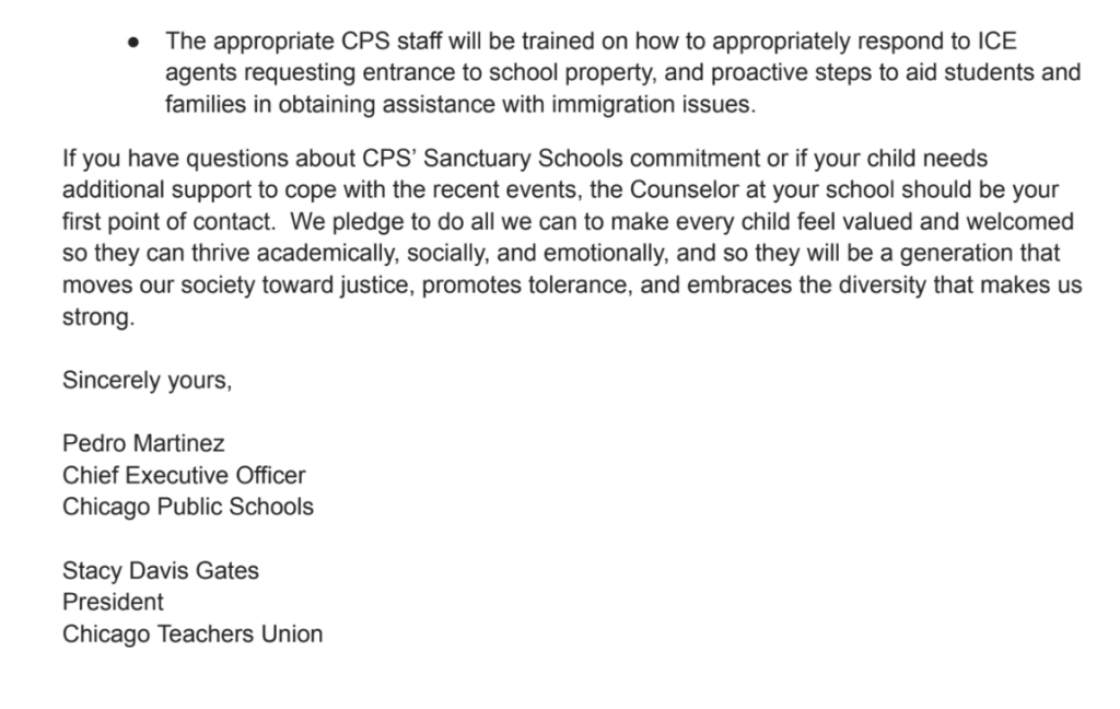 Chicago Teachers Union provides members with 'Sanctuary Schools and ...