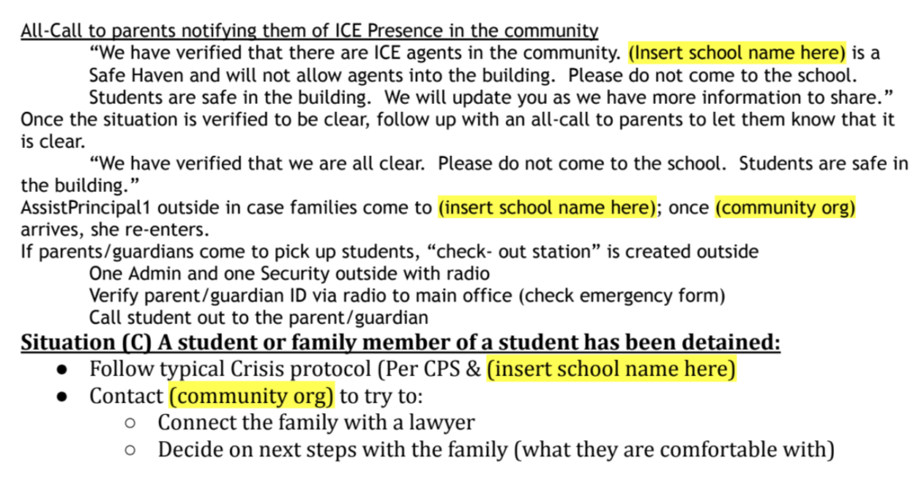 Chicago Teachers Union provides members with 'Sanctuary Schools and ...